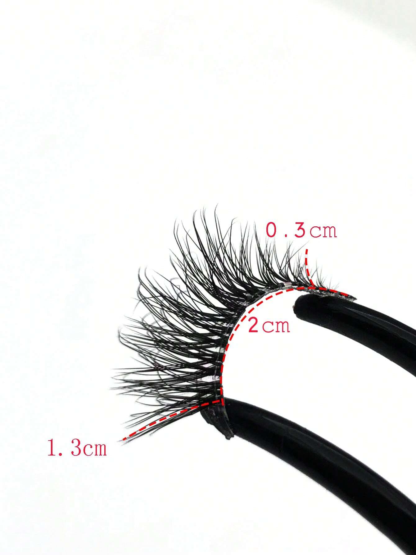 False Eyelashes,14 Pairs Clear Band Cat Eye Elongated D-Curved Half ...